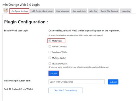How To Connect Metamask In Wordpress Site Knowledge Base Miniorange
