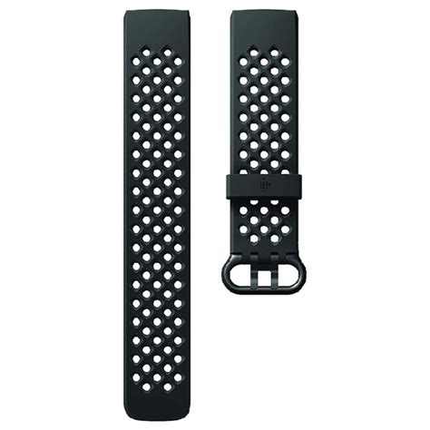 Buy Fitbit Silicone Sport Band For Charge 3 Black Online Croma