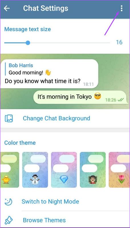 How To Create A Custom Theme In Telegram Guiding Tech