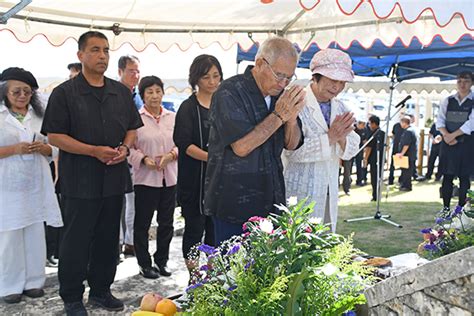 継承誓い犠牲者追悼 伊江lct爆発事件 慰霊祭に80人 女性自身