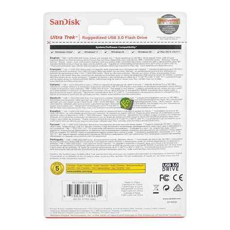 Purchase Sandisk Ultra Trek Ruggedized Usb Flash Drive Gb Sdcz G G Online At