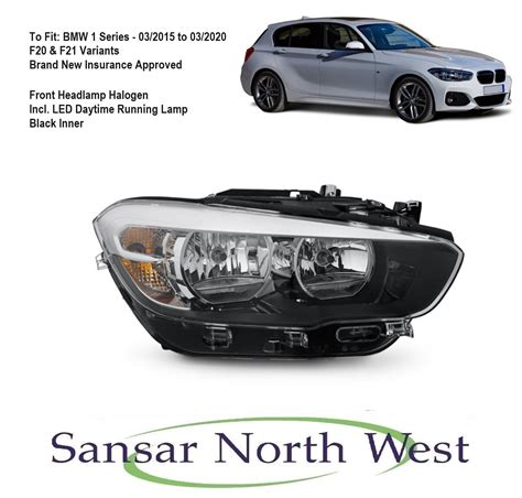 For Bmw 1 Series F20 F21 Drivers Side Headlamp Headlight Led Drl Os