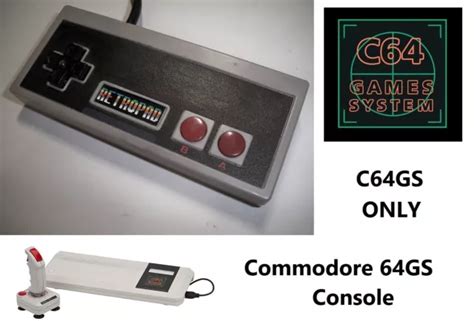 Retropad Retro Game Pad Controller Joystick For Commodore C64 Games