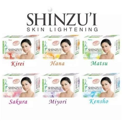 Jual Shinzui Skin Lightening Bar Soap Matsu Hana Kensho Kirei Myori Sakura Sabun Batang