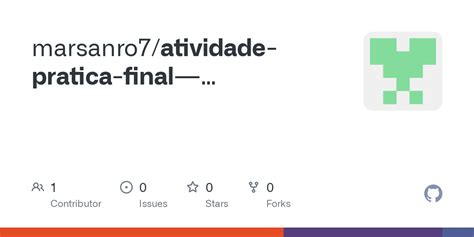 github marsanro7 atividade pratica final ferramentas de