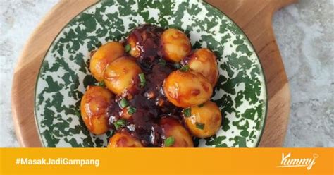 Resep Telur Puyuh Masak Saos Sederhana Rumahan Di Yummy App