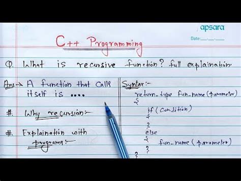 Learn C Recursion Learn Coding Mind Luster
