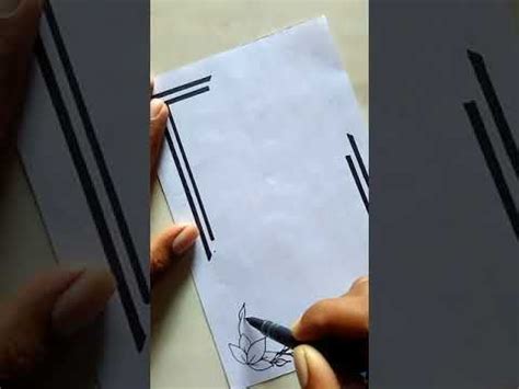 Assignment Front Page Design Black Border Design For Project Shorts