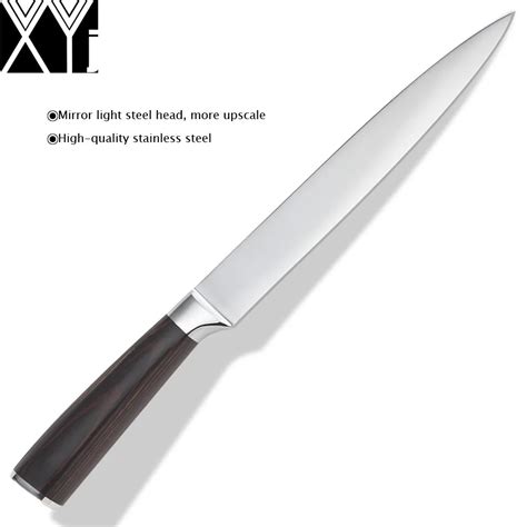 Xyj Sharp 8 Inch Slicing Knife Kitchen Knives 7cr17 Stainless Steel