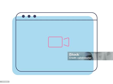 컨퍼런스 콜 디자인 컨셉 Brand Name Online Messaging Platform에 대한 스톡 벡터 아트 및 기타