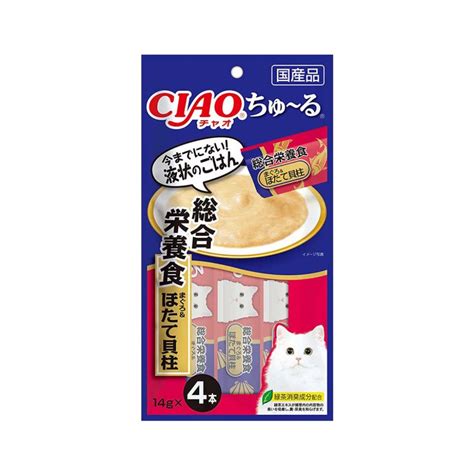 CIAO SC 159 吞拿魚 帶子醬 綜合營養食 14g x4 Petsmart HK Limited