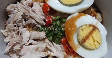 Resep Bubur Ayam Oatmeal Oleh Nounashessy Cookpad