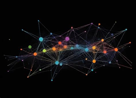 particle cluster in 3d render premium ai generated image