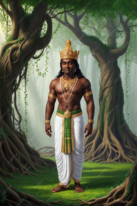Traditional Maveli Onam Festival Illustration Premium Ai Generated Image