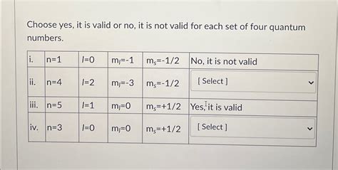 Solved Choose Yes It Is Valid Or No It Is Not Valid For Chegg