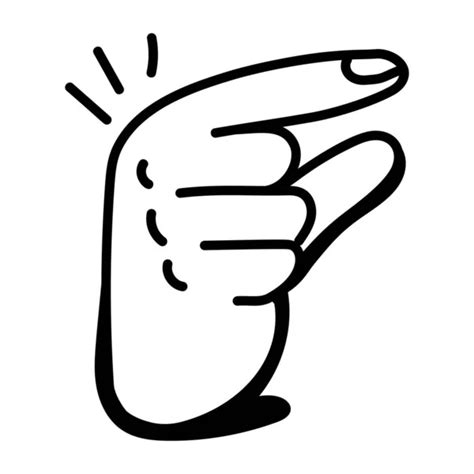 Hand Gesture Vector Illustration Stock Vector By ©smashingstocks 569110232