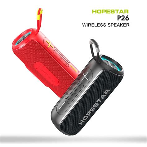 HOPESTAR P Outdoor Portable LPX Waterproof Dazzling Bluetooth Speaker Navy Blue Alexnld