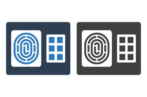Biometric Device Icon Graphic By Anwar016bd · Creative Fabrica