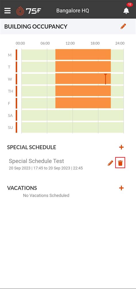 Creating And Editing Special Schedules App Version 75f Home