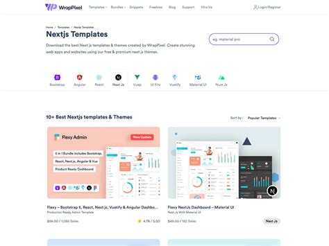 Flexy Admin Nextjs Free By Wrappixel A Nextjs Template Built At Lightspeed
