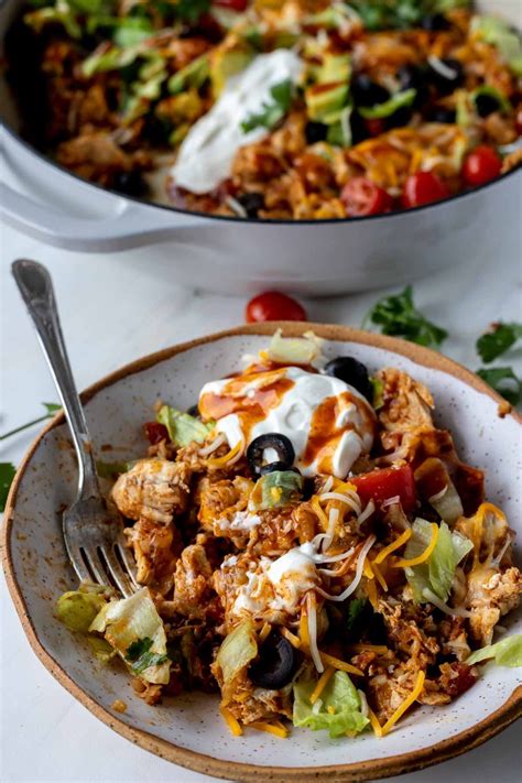 Low Carb Chicken Taco Casserole Wonkywonderful