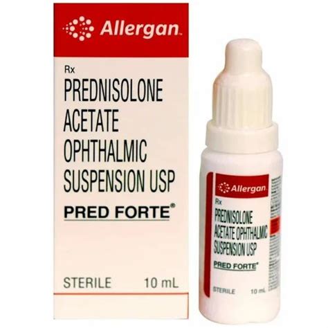 Pred Forte Ophthalmic Suspension Omnipred Packaging Size 10 Ml At