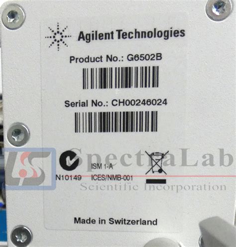 Agilent Gc Injector 80 Pal Autosampler Spectralab Scientific Inc