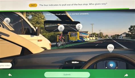 Q The Bus Indicates To Pull Out Of The Studyx