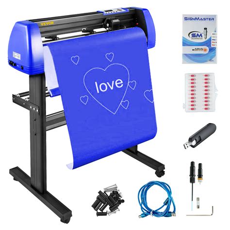 VEVOR Plotter de Découpe Vinyle 720 mm Machine de Coupeur Traceur de