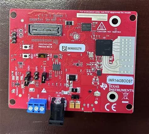 IWR BOOST IWR BOOST Sensors Forum Sensors TI E E Support Forums