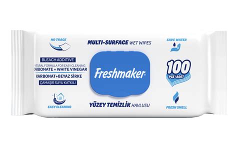 Универсальные влажные салфетки для уборки Freshmaker 100 шт продажа