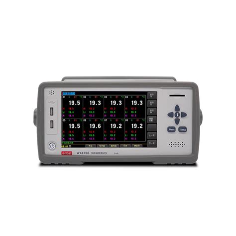 At Multi Channel Temperature Tester Data Logger With Bar Graph And Touch Lcd Screen