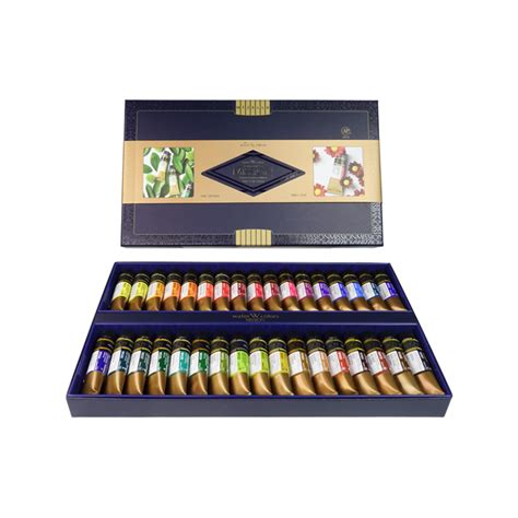 미션 골드클래스 수채화 물감 15ml X 34색 세트 미젤로
