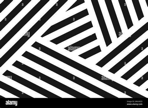 Resumen blanco y negro patrón línea de rayas plantilla diseño gráfico