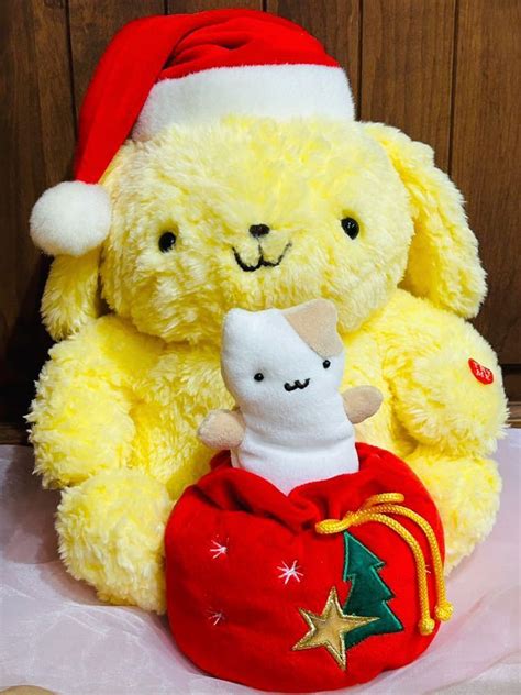 Yahooオークション レア クリスマス 歌って踊るポムポムプリンのぬ