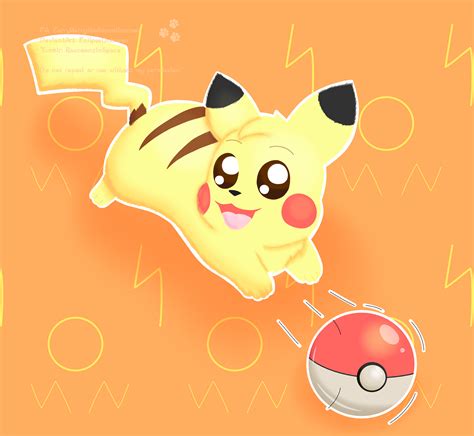 Pika Pika Pikachu By Zerryberrytheraccoon