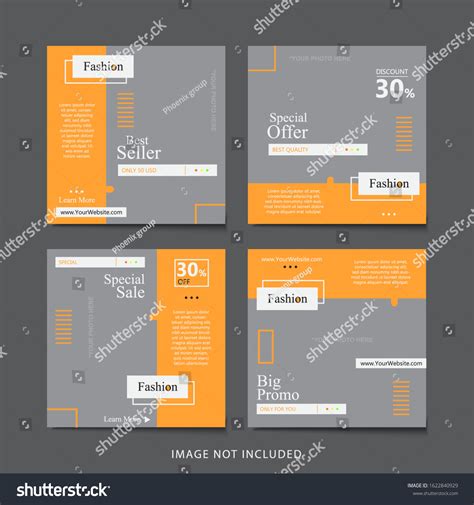 3 Markating Social Media Post Stock Vectors And Vector Art Shutterstock