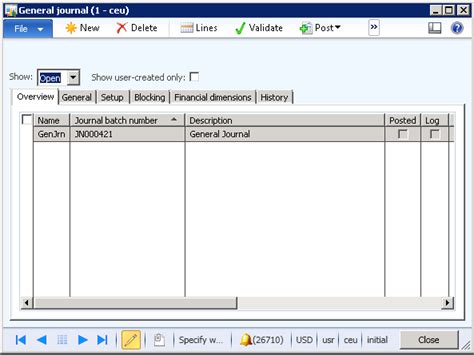 importing a general journal using data import export framework ax 2012 microsoft dynamics 365 blog