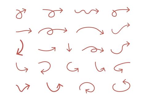 Premium Vector Arrow Symbol With Fluid Or Circle Shape