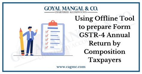 Offline Tool To Prepare Form Gstr 4 Annual Return