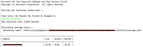 Jaliyas Blog Net Core On Macos Code Coverage With Coverlet