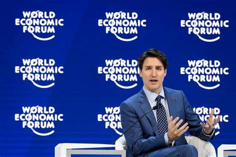 In Davos Canadas Justin Trudeau Speaks Up On Womens Rights Says