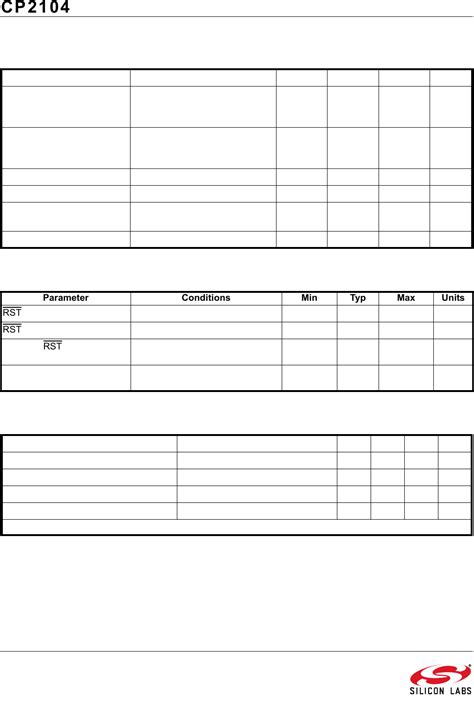 Cp2104 By Silicon Labs Datasheet Digikey