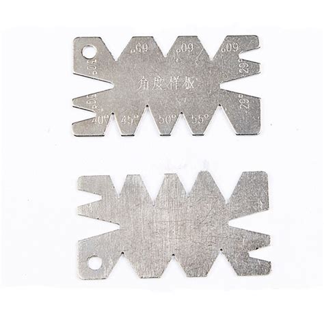 Machining Threads Screw Cutting Gauge Stainless Steel Angle Arc Model