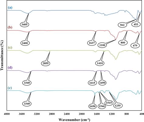 A Ft Ir Spectrum Of Znfe2o4 B Znfe2o4sio2 C Download