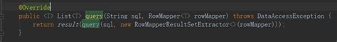 Jdbctemplate Queryforlist Incorrect Column Count Expected