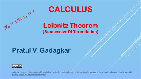Lecture 3 Leibnitz Theorem Successive Differentiation YouTube