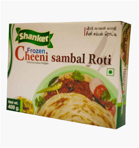 Shankar Frozen Sambal Roti 400g Shankar And Co Ltd
