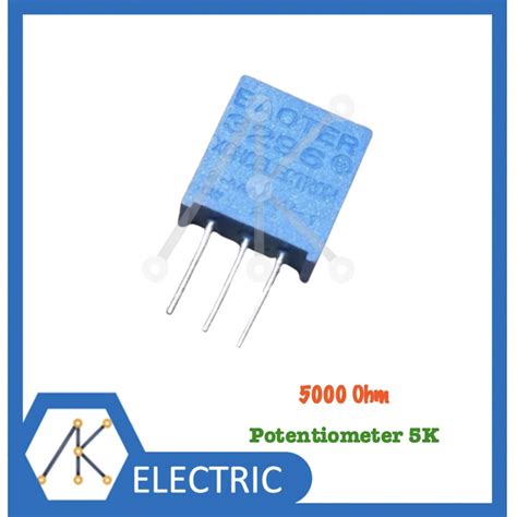 Jual Potensiometer Variabel Resistor 5k Potentiometer Potensio Trimpot Multiturn Vr 329 Shopee