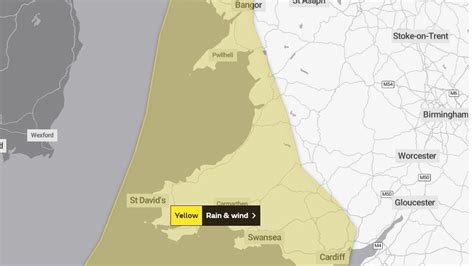 Wales Weather Warning For High Winds And Heavy Rain Bbc News